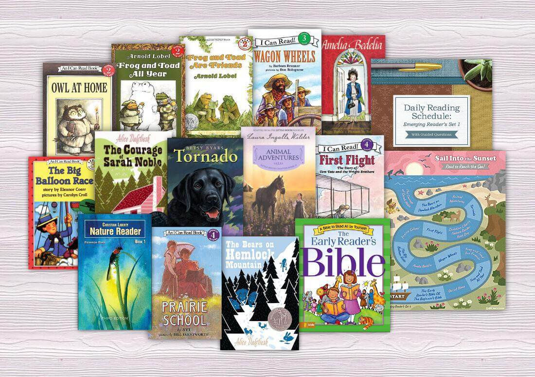 Emerging Reader's Set 1 with The Early Reader’s Bible - Heart of Dakota ...