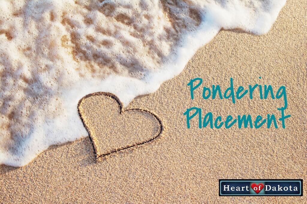 Tweaking Placement and/or Pacing to Help in Unforeseen Life Challenges