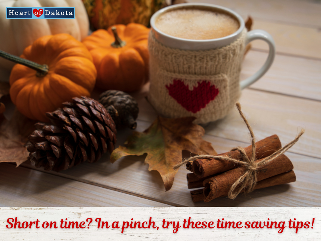 Short on time? In a pinch, try a few of these seven time saving tips!