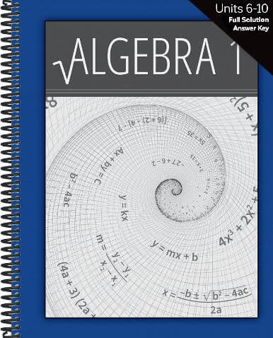Christian Light Algebra 1 Solution Key 6-10