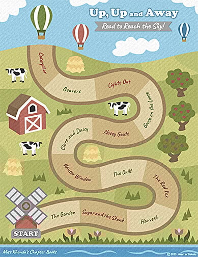 Up, Up and Away Progress Chart