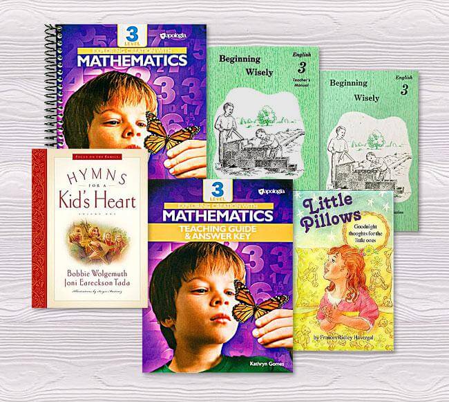 Level 3 Basic Package with Apologia Math - Heart of Dakota Christian Homeschool Curriculum